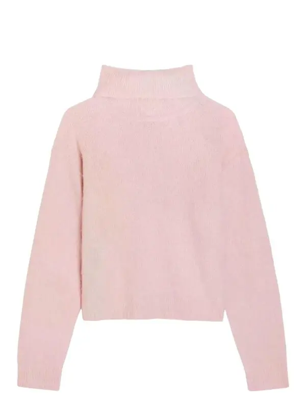 Paige Viviana Roll Neck Knitted Sweater - Pink