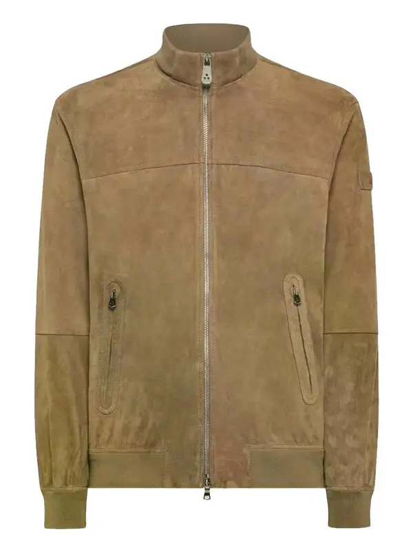 Peuterey Suede Jacket - Neutrals