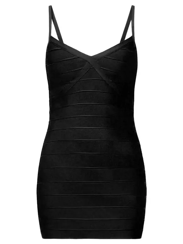 Herve Leger The After Party Mini Dress - Black