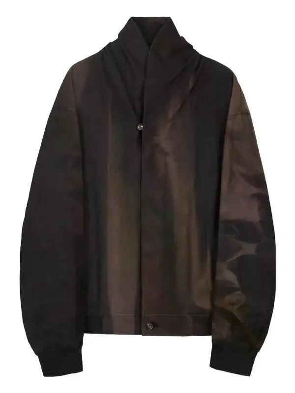 JIYONGKIM Shawl-collar Jacket - Brown