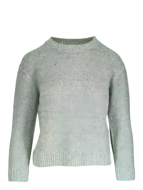 Kinross Cashmere Crew-neck Sweater - Green