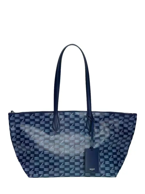 Moreau Patterned Medium Vogue Tote Bag - Blue