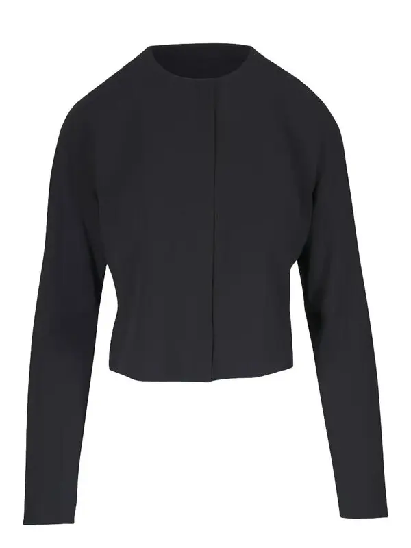 Lafayette 148 New York Crepe Jacket - Black