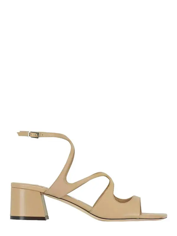 JIMMY CHOO Cutout Strap Sandals - Neutrals