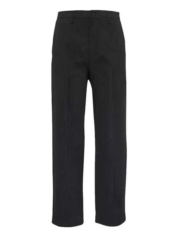 Ag Pinstripe Trousers - Black