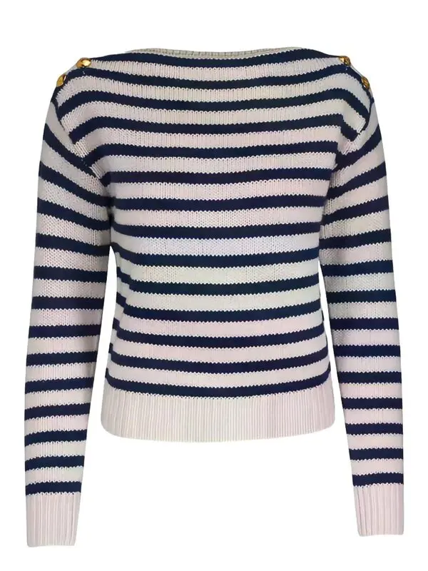 NILI LOTAN Tandy Striped Sweater - Neutrals