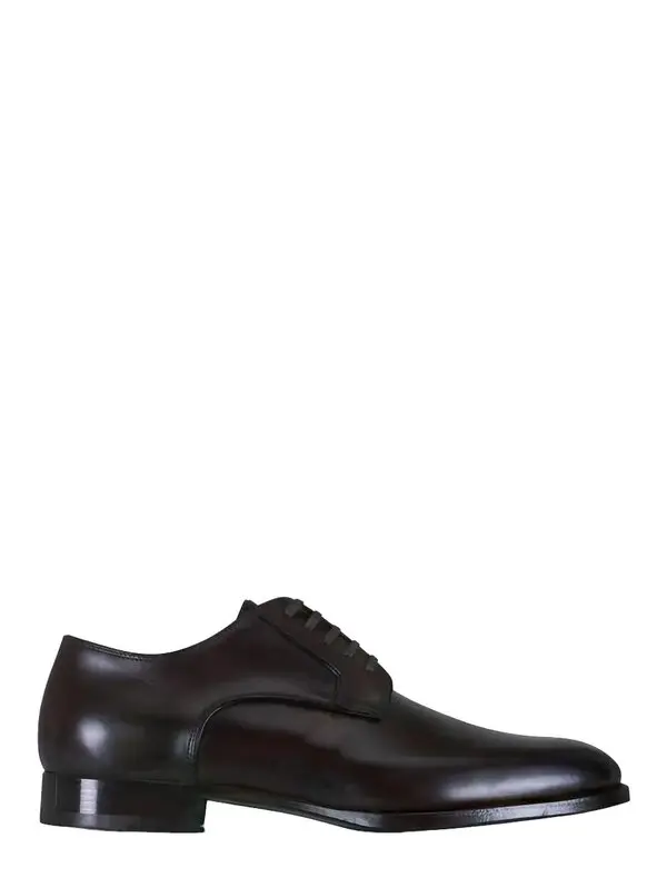Kiton Lace-up Derby Shoes - Brown