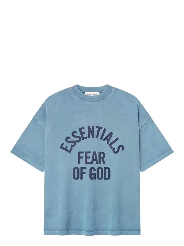 Fear Of God Campus 90s Tee Short-sleeve Print T-shirt - Blue