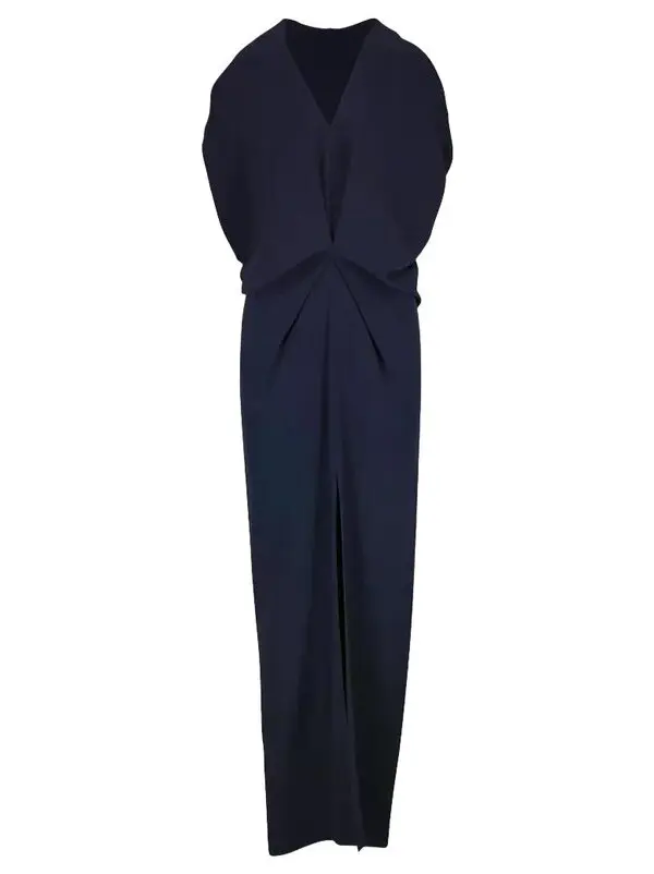 Zero + Maria Cornejo Miu V-neck Maxi Dress - Blue