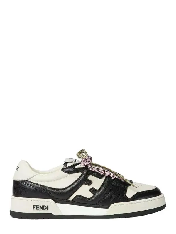 Fendi Logo-detail Sneakers - Black