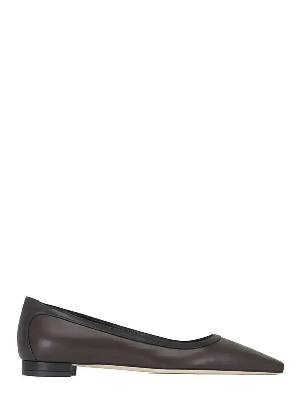 Manolo Blahnik Filotas Flat Pumps - Brown