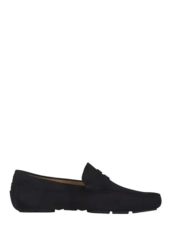 To Boot New York Suede Driver Loafers - Blue