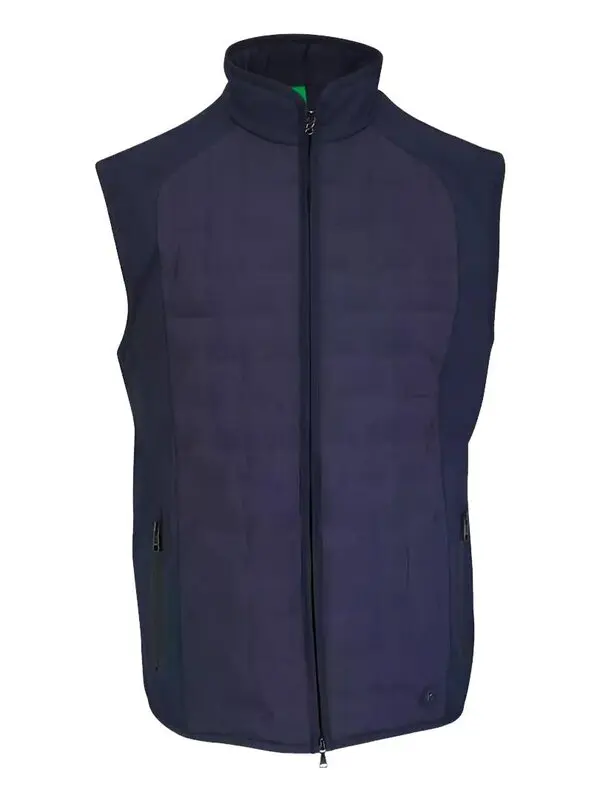 Bogner Zip-up Quilted Gilet - Blue