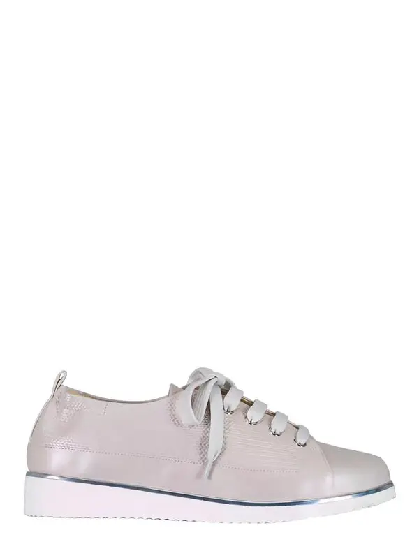 Ron White Leather Sneakers - Neutrals