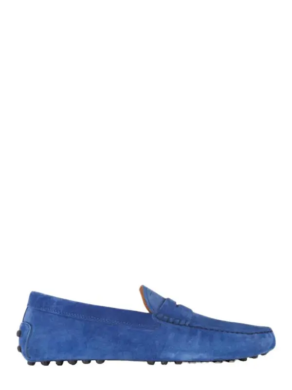 TOD'S Gommino Suede Loafers - Blue
