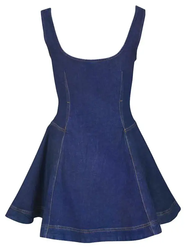 Simkhai Denim Mini Dress - Blue