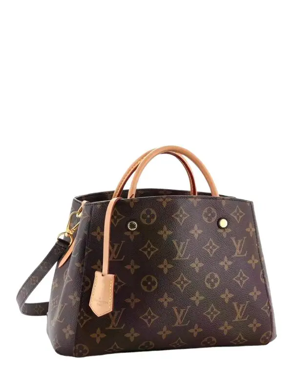 LOUIS VUITTON Montaigne Handbag Monogram Canvas Bb - Brown
