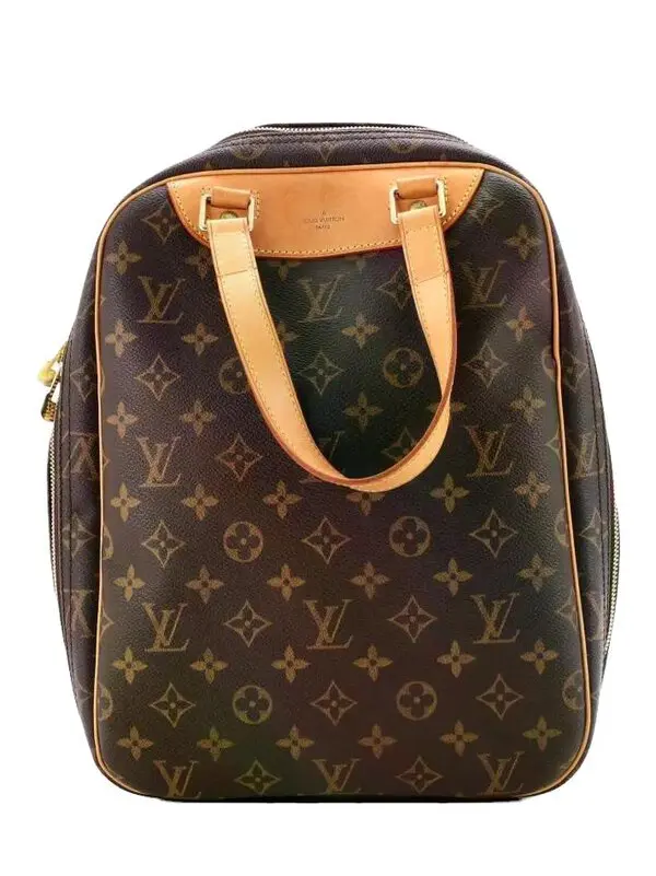 LOUIS VUITTON Excursion Handbag Monogram Canvas Satchel - Brown