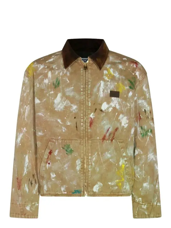 Moschino Painted Jacket - Neutrals