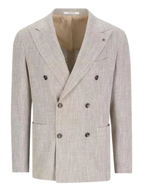 Tagliatore Double-breasted Button Blazer - Neutrals