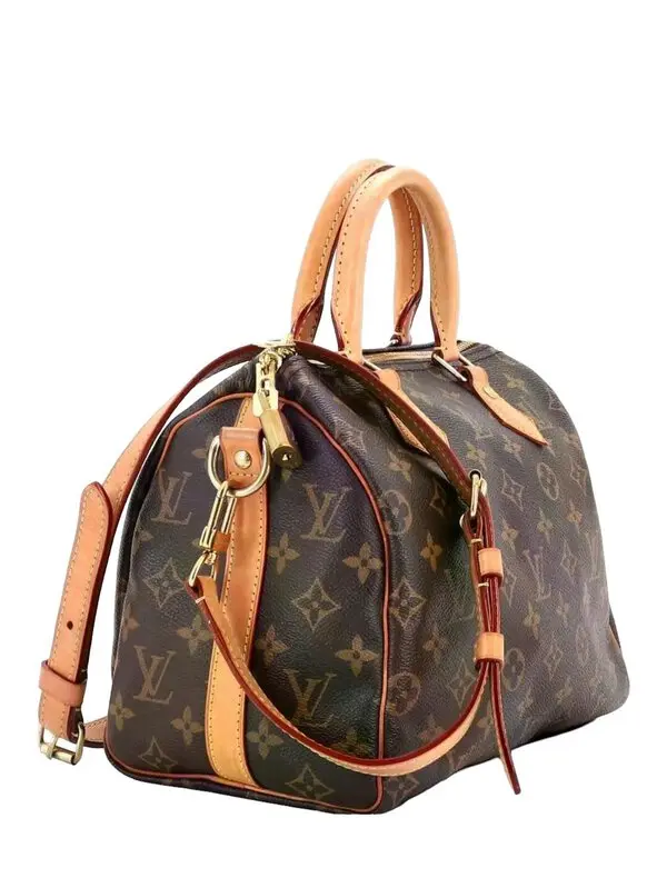 LOUIS VUITTON Speedy Bandouliere 25 Satchel Monogram Canvas - Brown