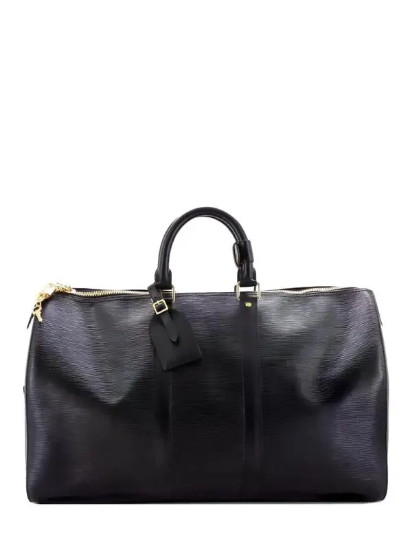 LOUIS VUITTON Keepall 45 Travel Bag Epi Leather - Black