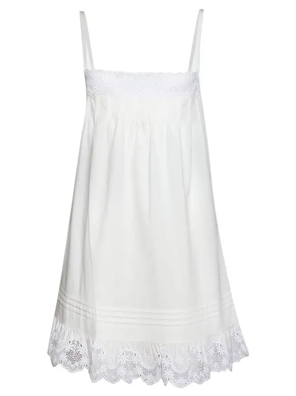 Saint Laurent Mini Dress - White