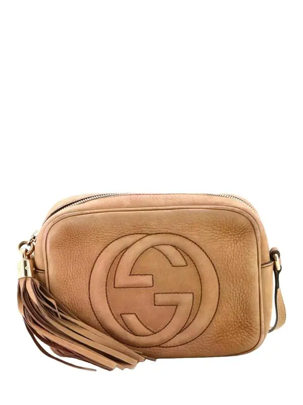 Gucci Soho Disco Nubuck Small Crossbody Bag - Neutrals