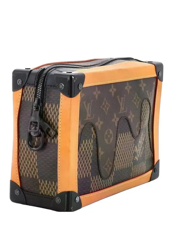 LOUIS VUITTON Nigo Soft Trunk Bag Limited Edition Giant Damier And Monogram Canvas - Brown