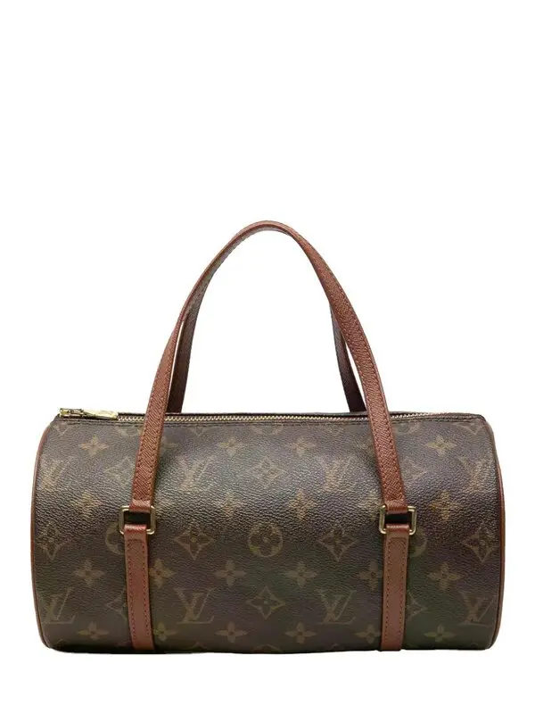 LOUIS VUITTON 2001 Monogram Papillon 26 Handbag - Brown