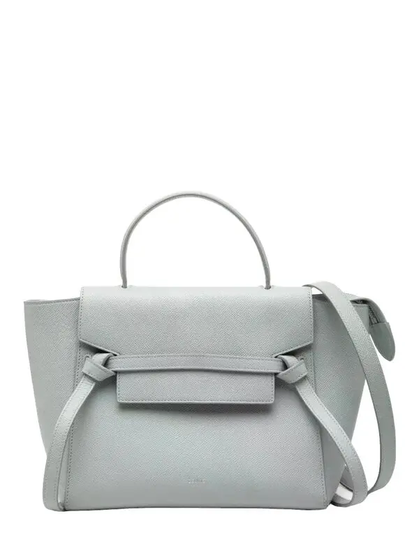 Celine Micro Grained Calfskin Belt Bag Satchel - Grey
