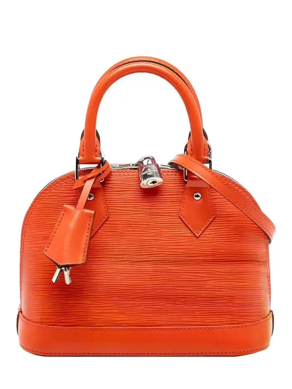 LOUIS VUITTON Epi Alma Bb Satchel - Orange