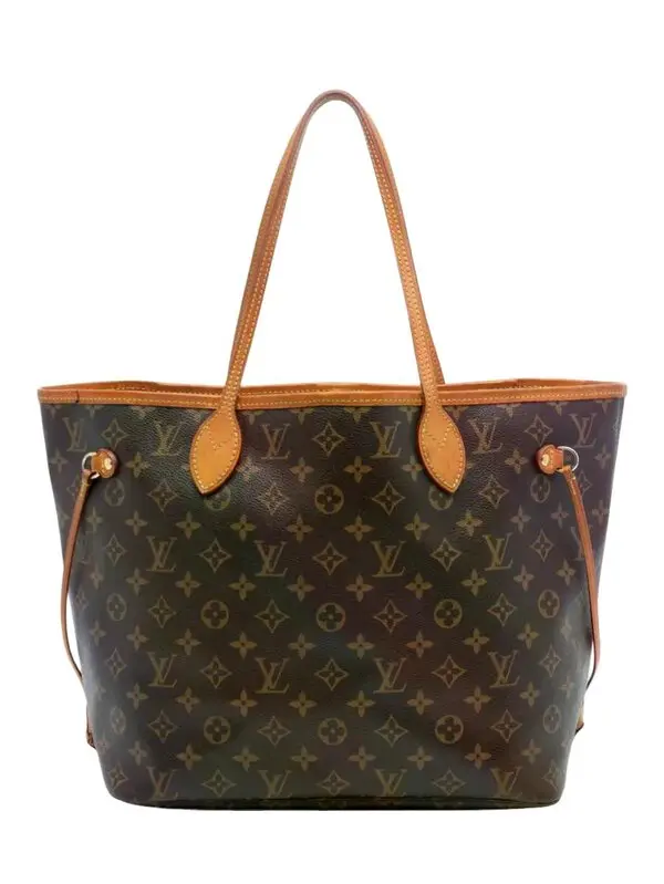 LOUIS VUITTON 2008 Monogram Neverfull Mm Tote Bag - Brown