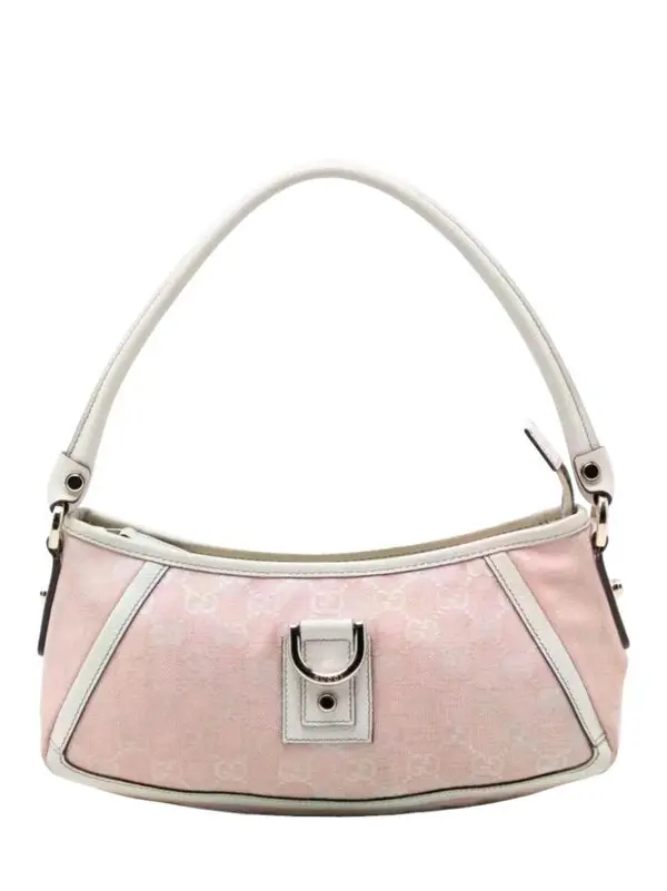 Gucci Gg Canvas Abbey D Ring Pochette - Pink
