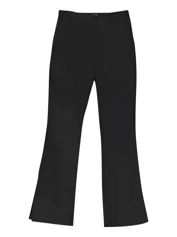 Callipygian Flared Trousers - Black