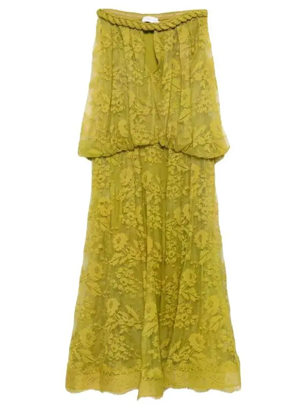 Zimmermann Luna Floral-lace Maxi Dress - Green