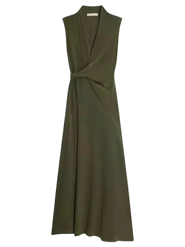 Vanessa Bruno Faye Twisted Sleeveless Maxi Dress - Green