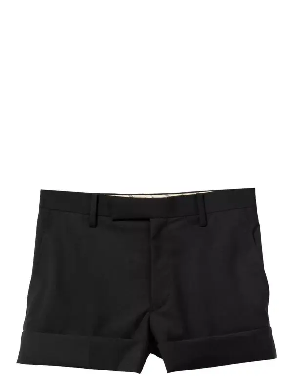 Junya Watanabe Rolled-cuff Shorts - Black