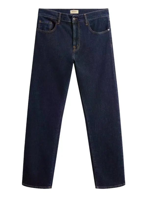 Woolrich Five-pocket Straight Leg Jeans - Blue