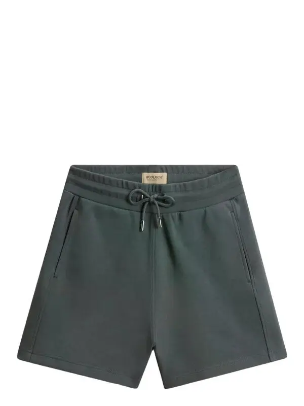 Woolrich Logo Drawstring Shorts - Green