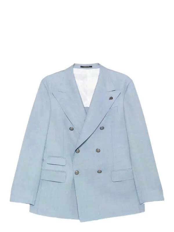GABRIELE PASINI Double-breasted Blazer - Blue
