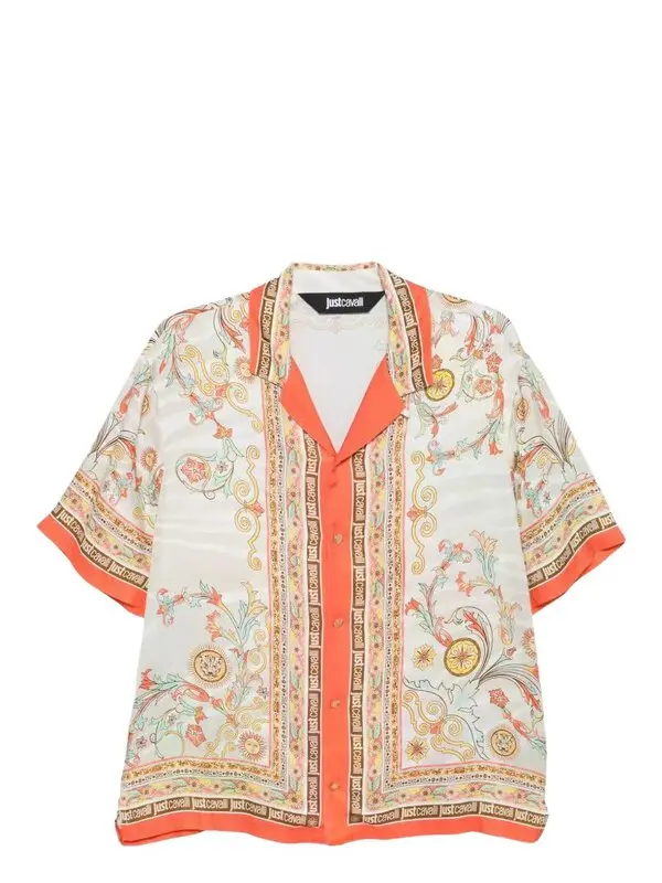 Just Cavalli Floral Shirt - Neutrals