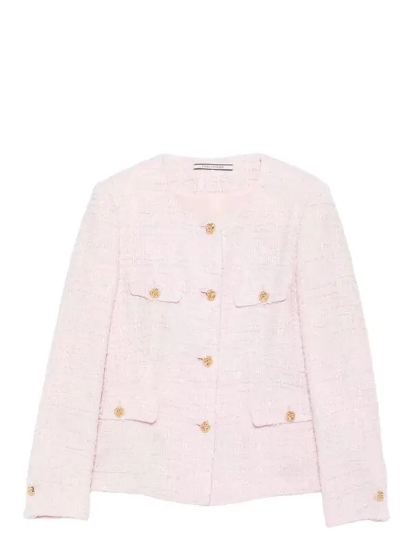 Tagliatore Jodie Button Flap-pocket Jacket - Pink