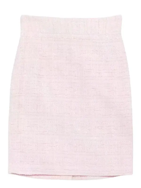 Tagliatore Nell Textured Mini Skirt - Pink