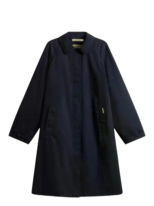Woolrich Raglan-sleeves Coat - Blue