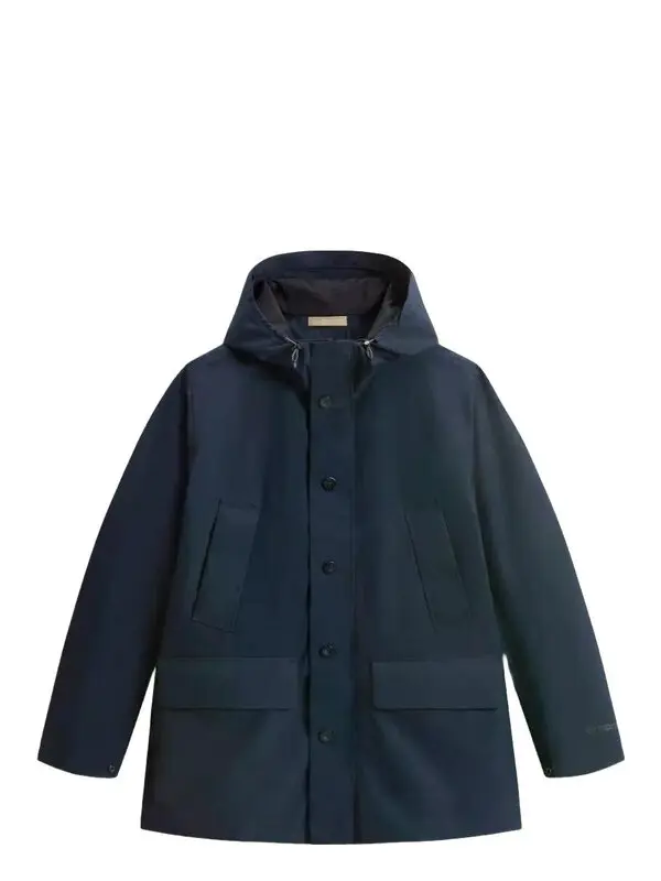 Woolrich Hooded Parka - Blue