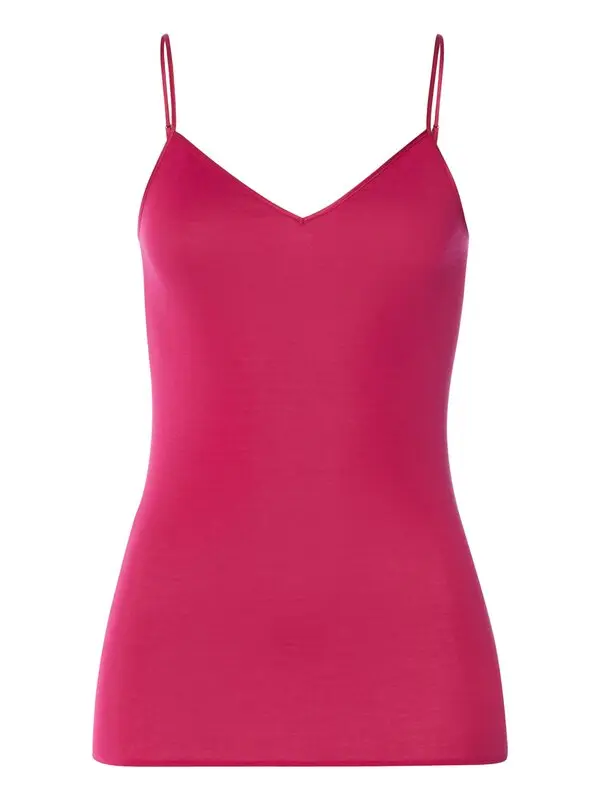 Hanro Cotton Seamless Tank Top - Red