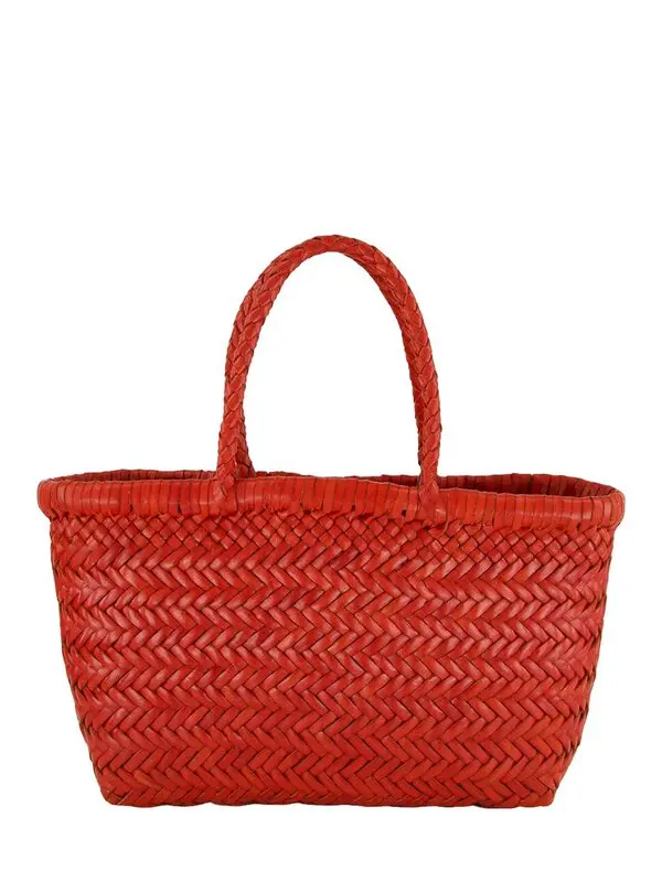 Dragon Diffusion Mini Flat Gora Basket Bag - Red