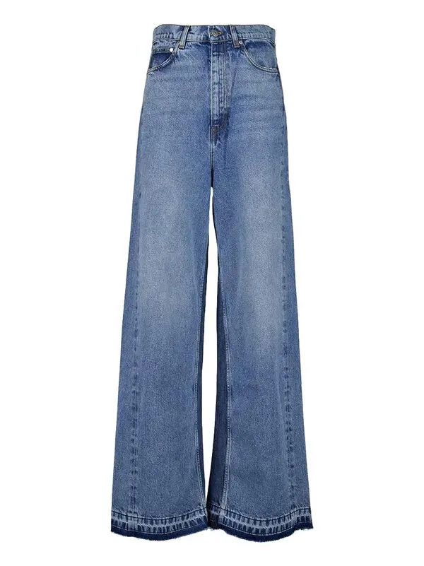 Stella McCartney Slouchy Straight Leg Jeans - Blue