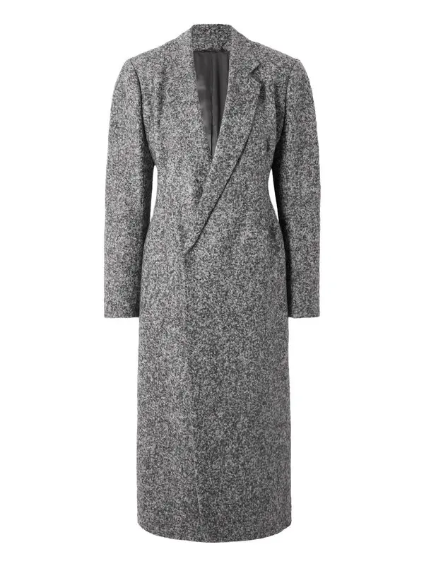 Carven Esperanto Alpaca And Wool-blend Coat - Gray